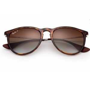Ray-Ban | Accessories | Rayban Erika Tortoise Polarized Rb471 New ...